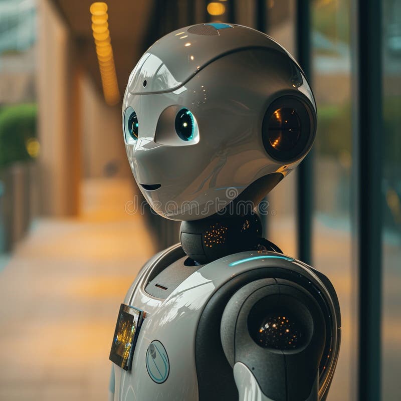 Advanced Humanoid Robot Expressive Architecture Stock Photos - Free ...