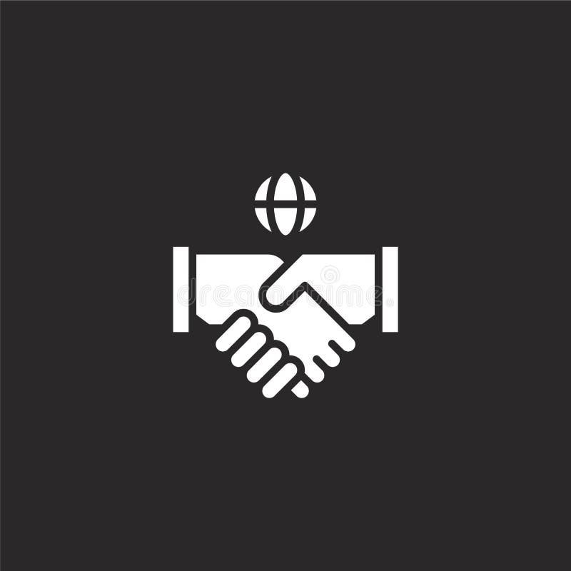 Friendly Icon. Filled Friendly Icon for Website Design and Mobile, App ...