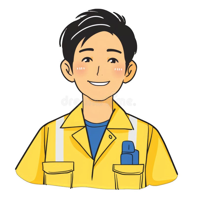 Yellow Work Uniform Stock Illustrations – 8,578 Yellow Work Uniform ...