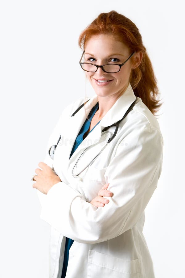 Lady Doctor Performing Surgery Stock Image - Image of confident ...