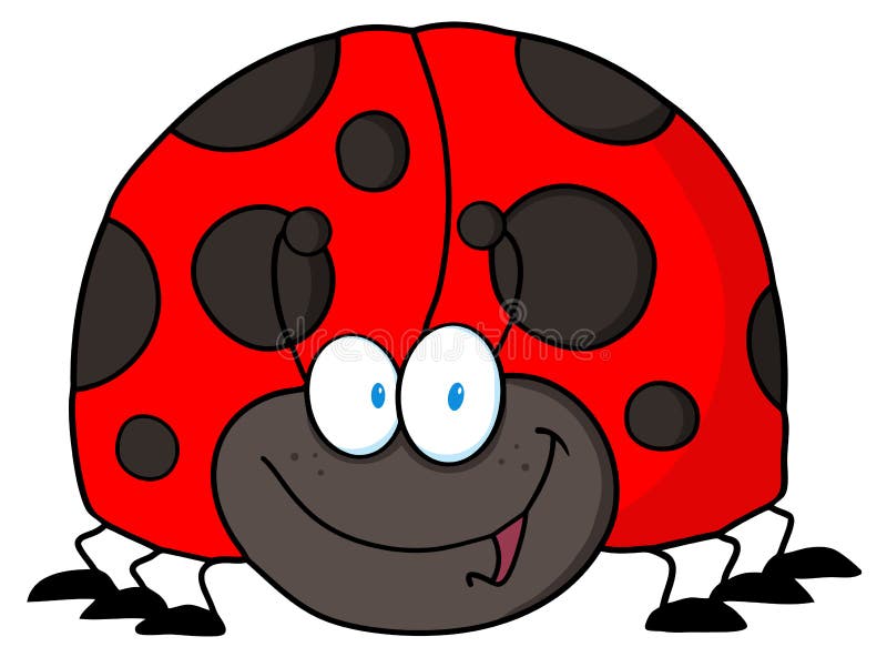 Friendly ladybug stock vector. Illustration of graphics - 19091431