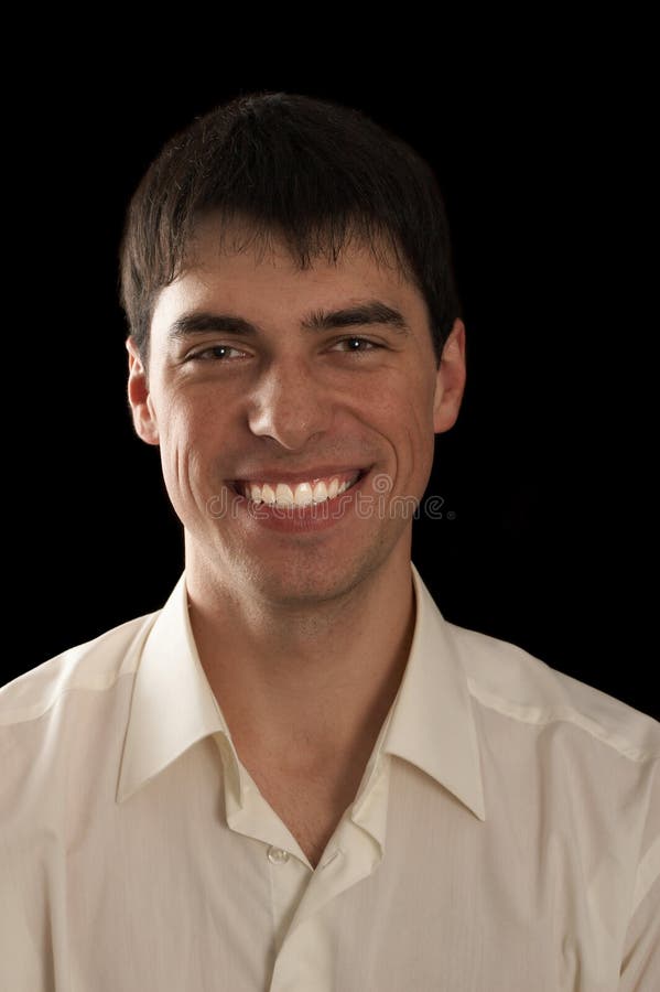 Friendly man stock image. Image of happiness, beautiful - 3399201