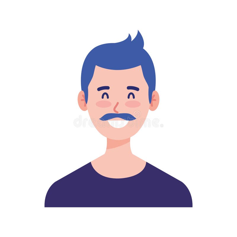 Friendly Man Character Vector Illustration Stock Vector - Illustration ...