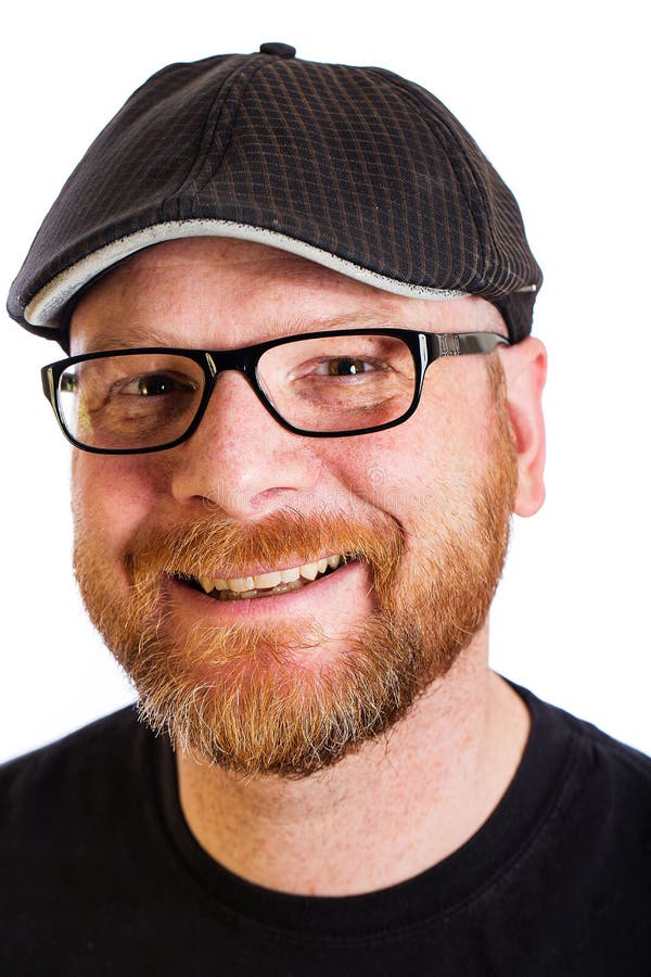 Friendly Man with a Red Beard Stock Photo - Image of happy, smile: 29863048