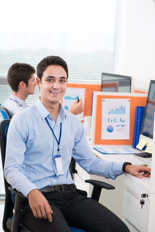 Friendly manager stock photo. Image of businessperson - 39828476