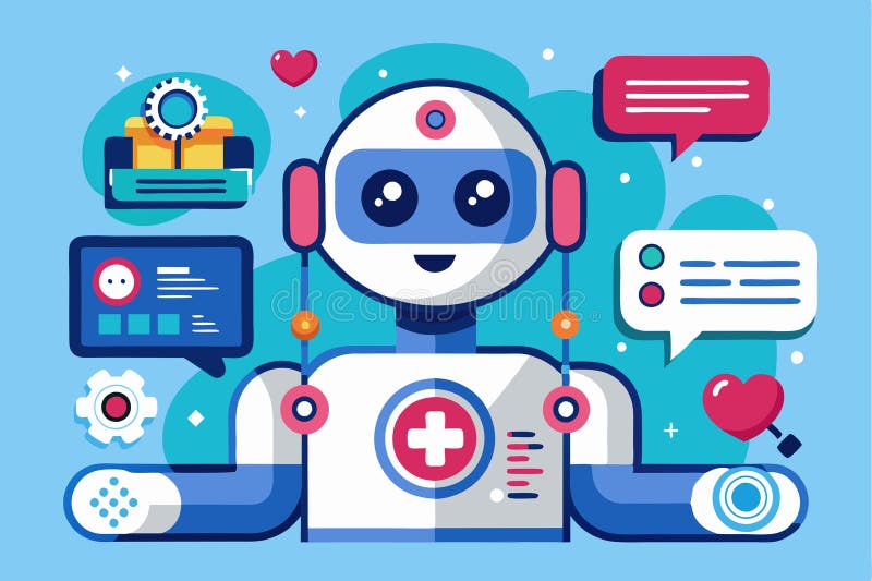 A Friendly Medical Chatbot Concept Illustrates Its Capabilities in ...