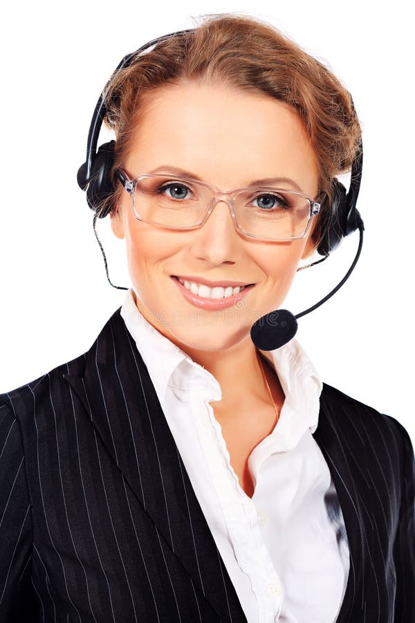 Happy operator stock image. Image of person, businessman - 10837117