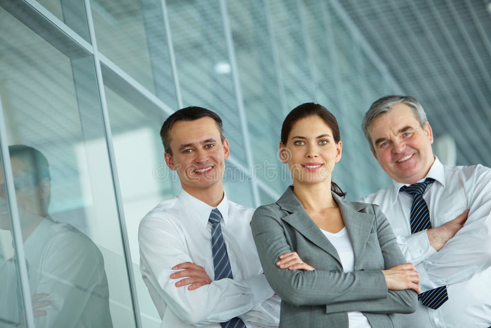 Friendly partners stock photo. Image of cheerful, boss - 27379876