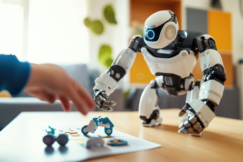 Friendly Robot and Child Interacting in Playful Learning Environment ...