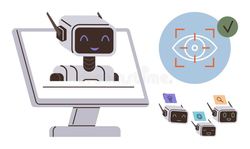 Tech Micro Robot Concept Stock Illustrations – 499 Tech Micro Robot ...