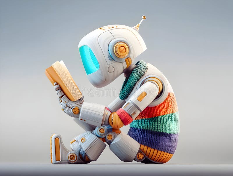 102 Humanoid Robot Sitting Reading Book Stock Photos - Free & Royalty ...