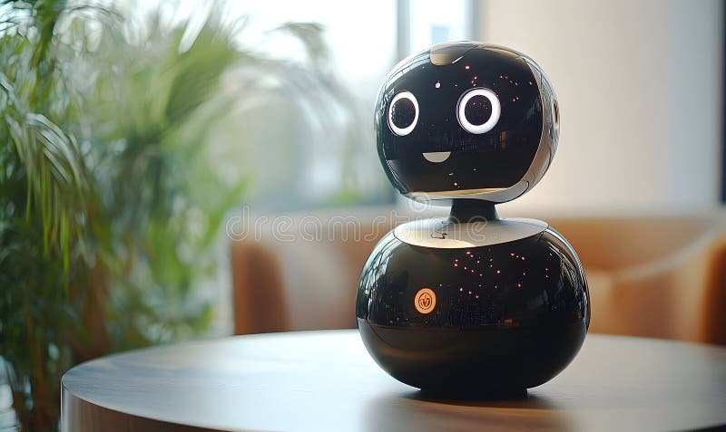 AI Robot Companion stock illustration. Illustration of assistant ...