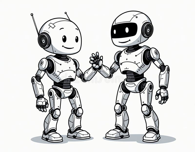 Friendly High Five Handshake Stock Illustrations – 119 Friendly High ...