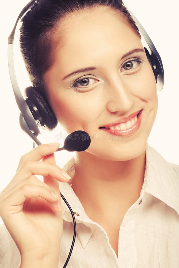 Friendly secretary stock photo. Image of business, isolated - 11168378