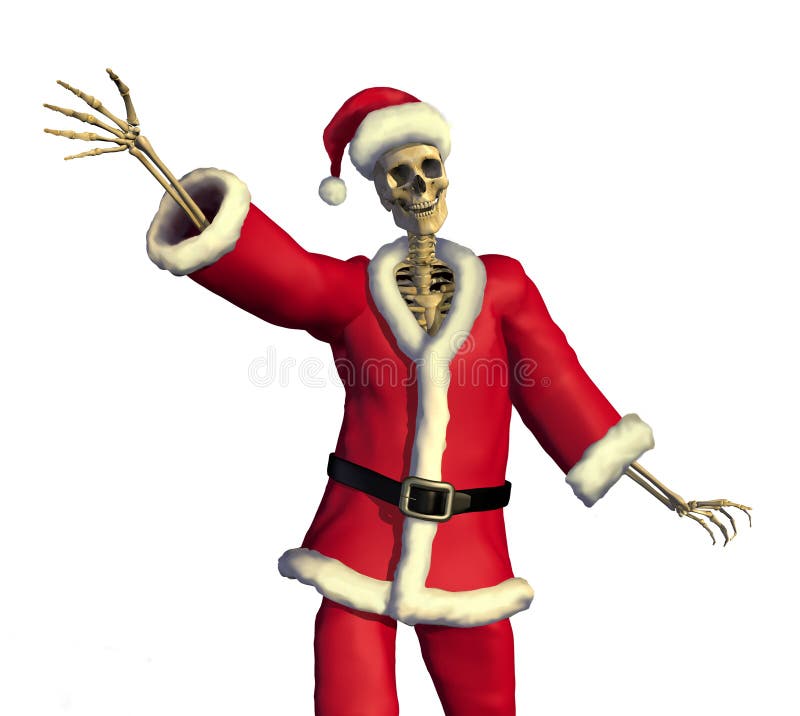 Santa Claus Biker stock illustration. Illustration of motorcycle - 21963293