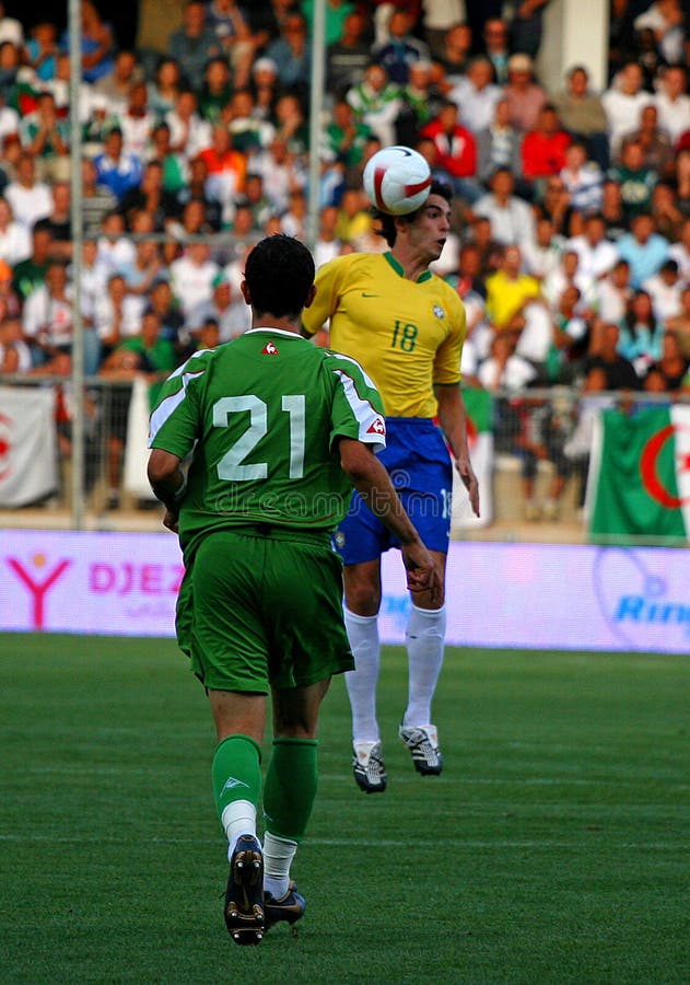 Friendly Soccer Match Brasil Vs Algeria Editorial Stock Image - Image ...