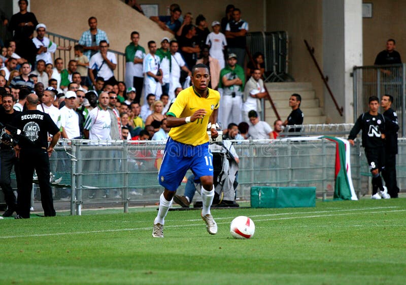 Friendly Soccer Match Brasil Vs Algeria Editorial Image - Image of ...