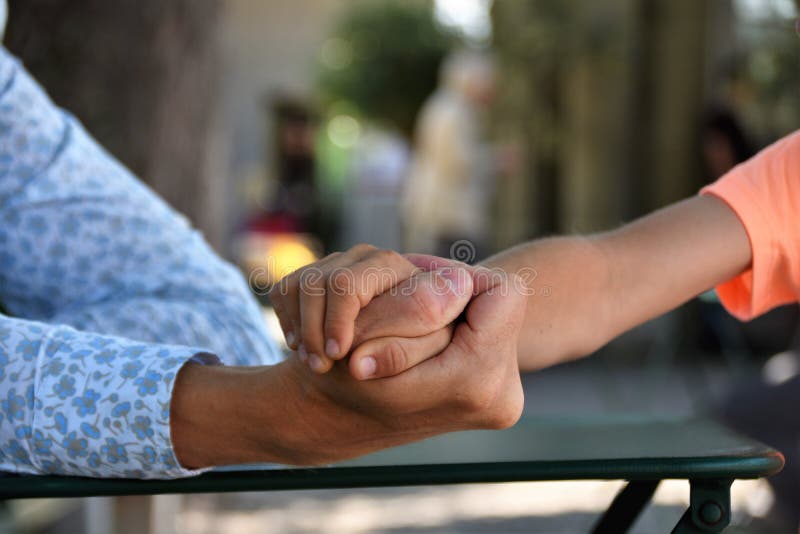 Strong Handshake Man and Boy Stock Image - Image of horizontal, daytime ...