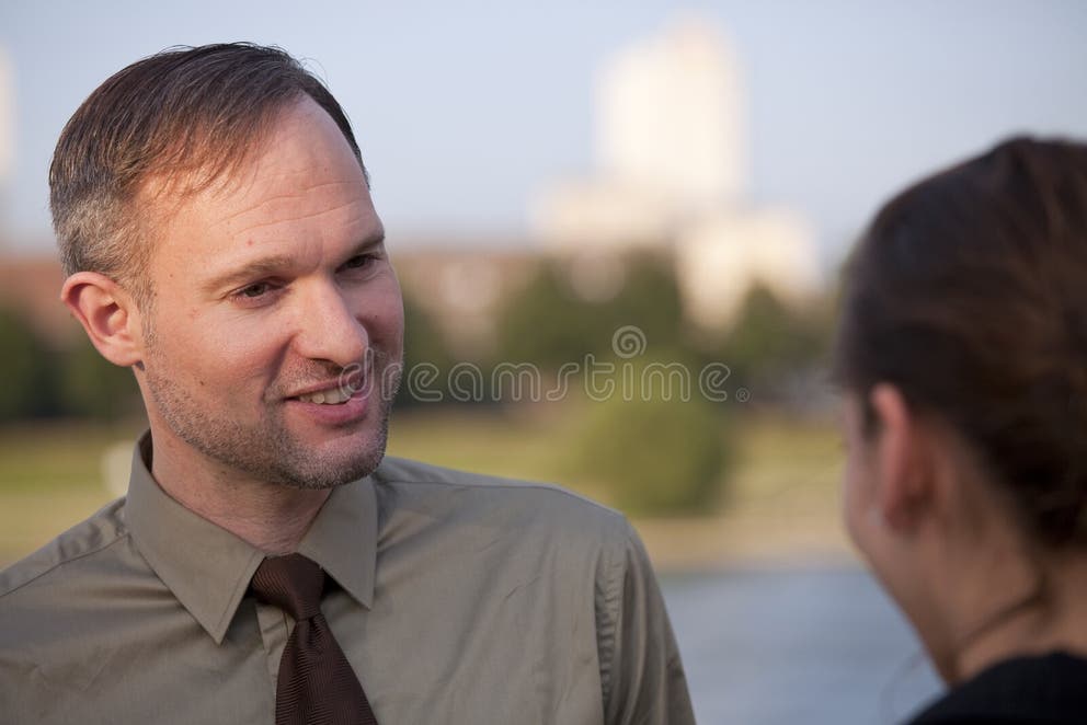 Friendly talk stock image. Image of adults, teamwork - 10524293