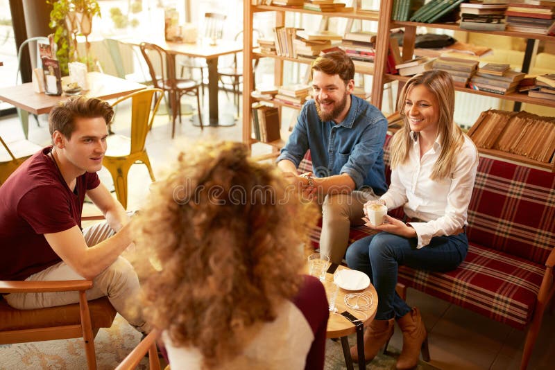 Friendly talk stock image. Image of female, attention - 35375507