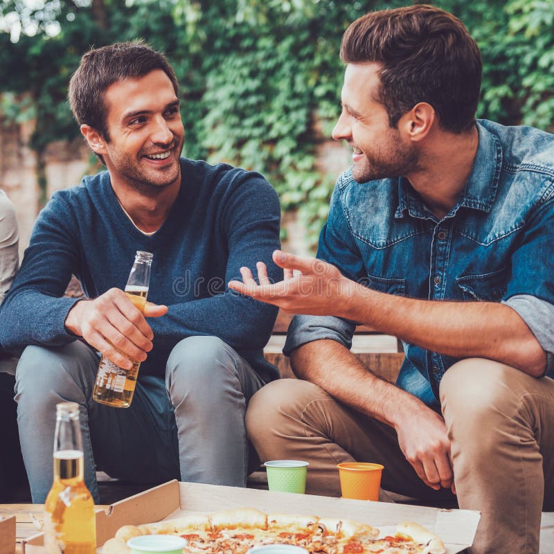 Friendly talk. stock image. Image of activity, happiness - 62037819