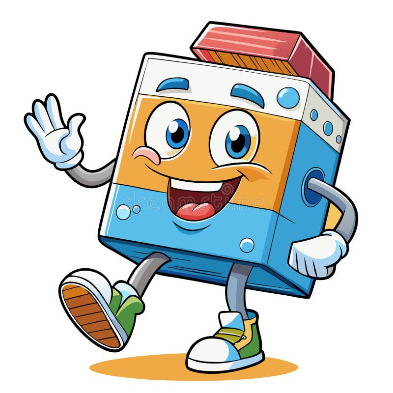 Friendly Talking Character with Vibrant Colors and Interactive Elements ...