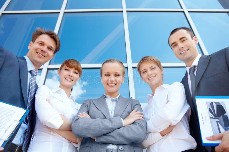 Friendly team stock image. Image of friendly, corporate - 33213275