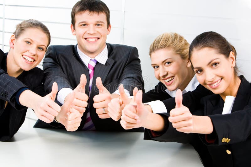 Friendly team stock photo. Image of businesspeople, business - 4103240