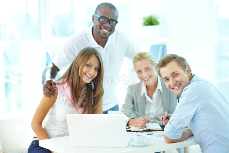 Friendly team stock image. Image of formal, happy, company - 33079897