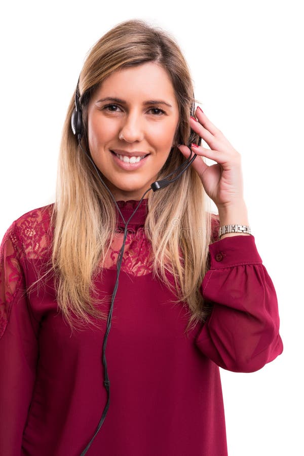 Telephone operator stock photo. Image of agent, customer - 85501298