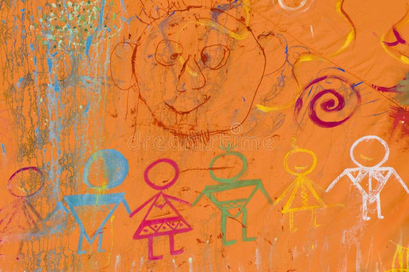 Friendly on-wall graffity stock image. Image of style - 5737225
