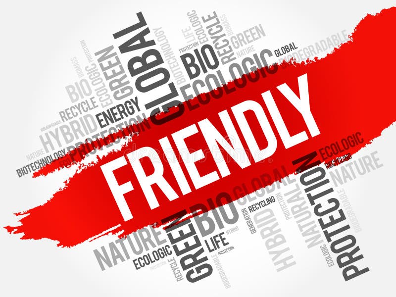 Friendly word cloud stock illustration. Illustration of health - 205259817