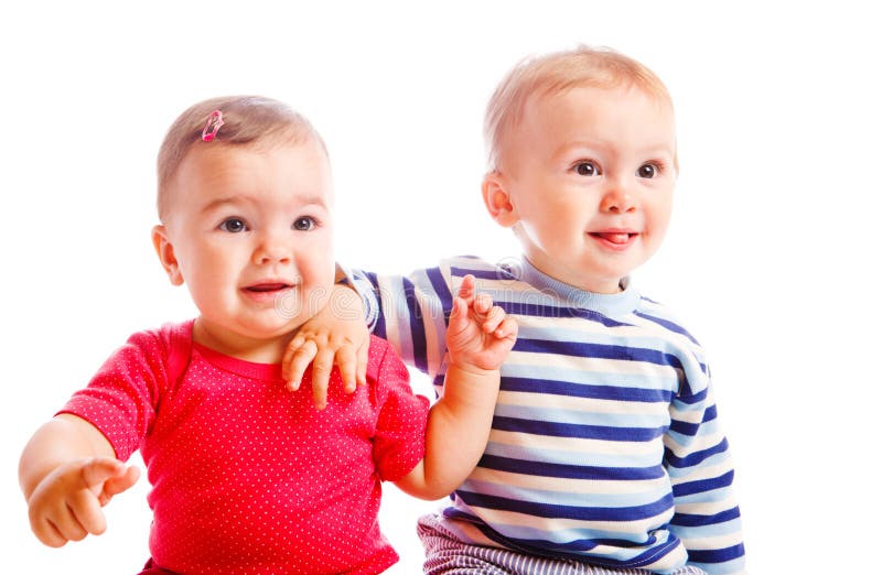 Babies playing stock photo. Image of play, friends, cheerful - 16654174