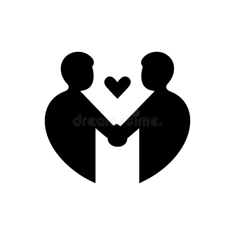 Friends Being Grateful for Each Other Icon Stock Vector - Illustration ...