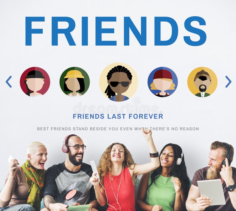 Friends Best Support Love Concept Stock Image - Image of community ...