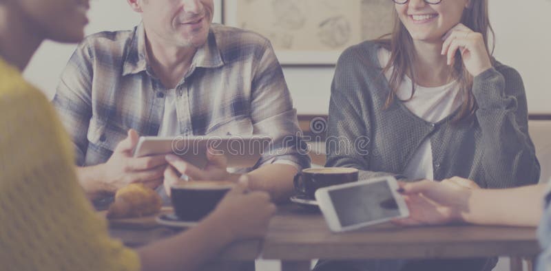 Friends Brainstorming Discussion Ideas Planning Concept Stock Image ...