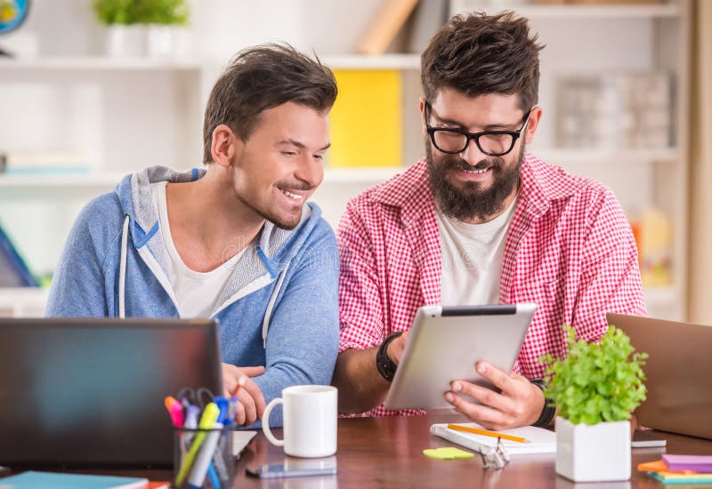 Friends stock image. Image of laptop, people, businessman - 60160285