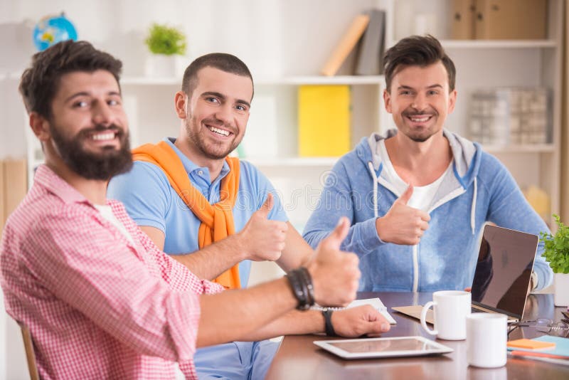 Friends stock photo. Image of business, tablet, design - 60161478