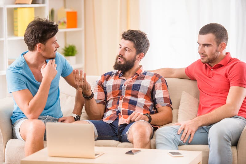 Friends stock image. Image of looking, office, sitting - 60161575