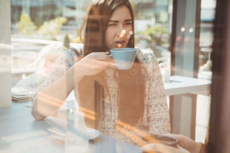 Friends Chatting Over Coffee Stock Image - Image of conversation ...