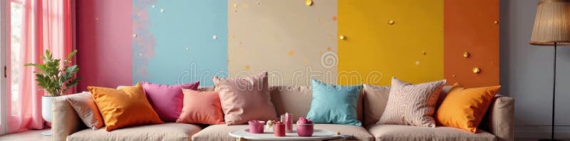 Friends Compare Wallpaper and Paint Samples Against a Wall , Design ...