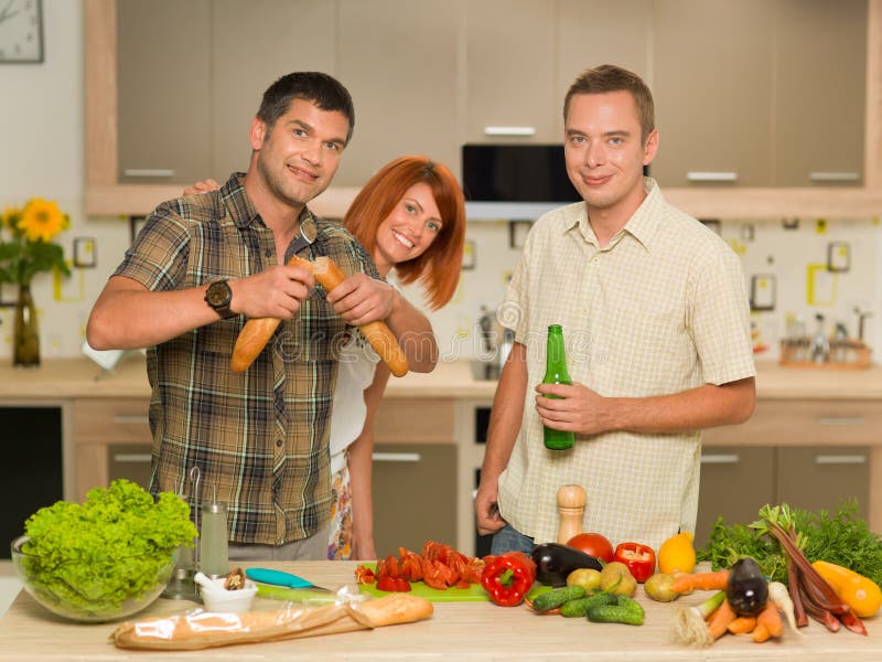 Friends at dinner party stock image. Image of eating - 44454819