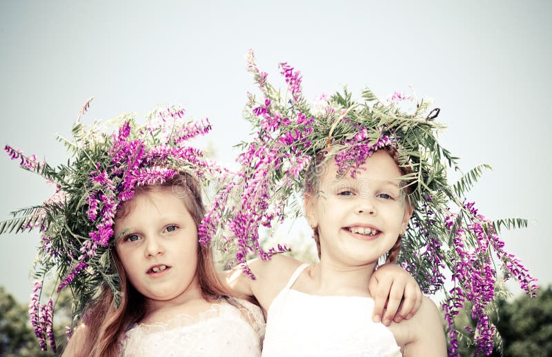 Friends embracing stock image. Image of embracing, meadow - 19912771