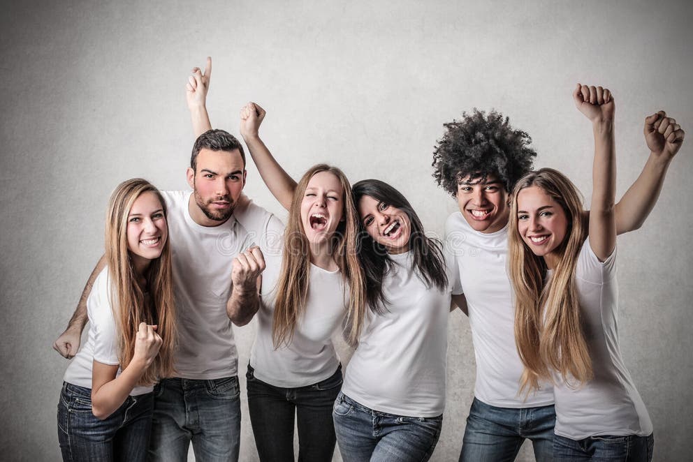 Friends exulting stock photo. Image of blonde, friend - 37253468