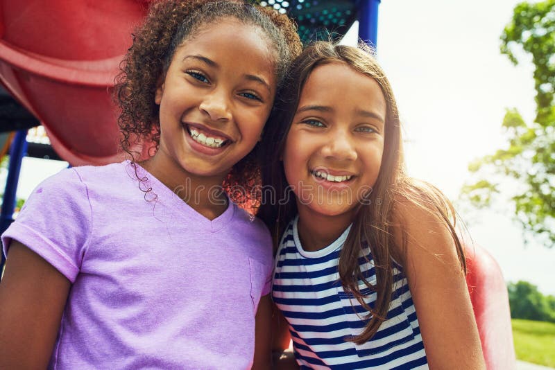 Friends Forever, in it Together. Two Young Friends Hanging Out Together ... Friends Forever, in it Together. Two Young Friends Hanging Out Together ...