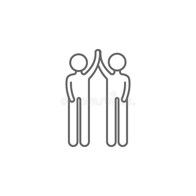 Friends, Friendship Icon. Element of Friendship Icon. Thin Line Icon ...