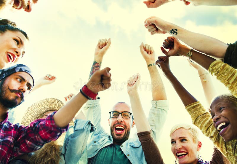 Friends Friendship Leisure Togetherness Fun Concept Stock Image - Image ...