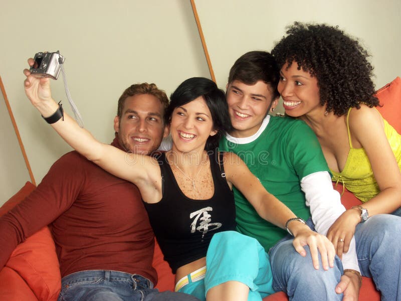 Friends having fun stock image. Image of friends, beauty - 22239919