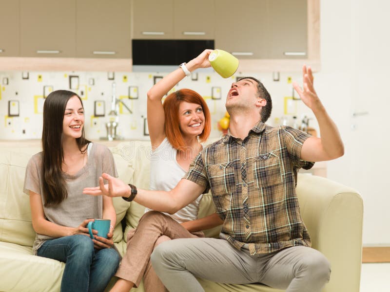 Friends having fun stock photo. Image of leisure, caucasian - 44455414