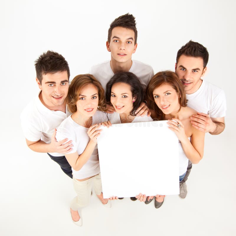 Blank Banner in the Waiting Area Near the Office Corridor Stock Photo ...